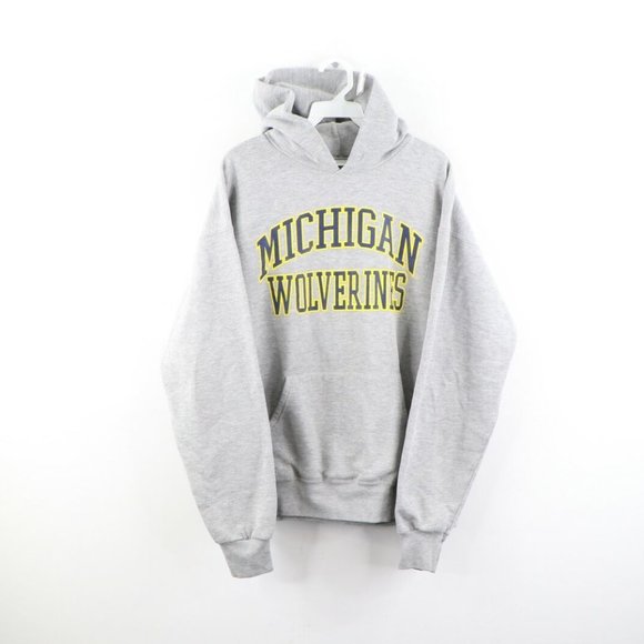 Vintage | Sweaters | Vintage University Of Michigan Wolverines Hoodie ...